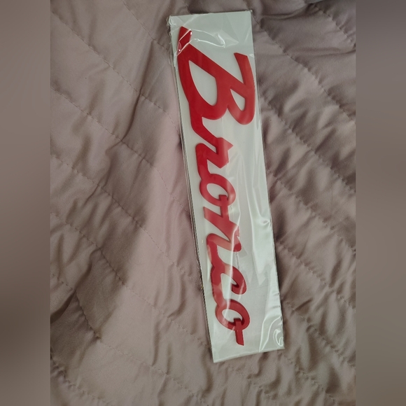 Other | Nip Red Bronco Decal | Poshmark
